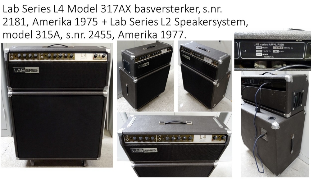 Facesound - Lab Series L4 versterker met Lab Series L2 speakercabinet ...